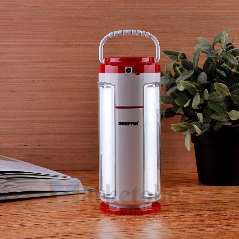 Geepas GE53023 Rechargeable LED Emergency Light White & Red Color ...